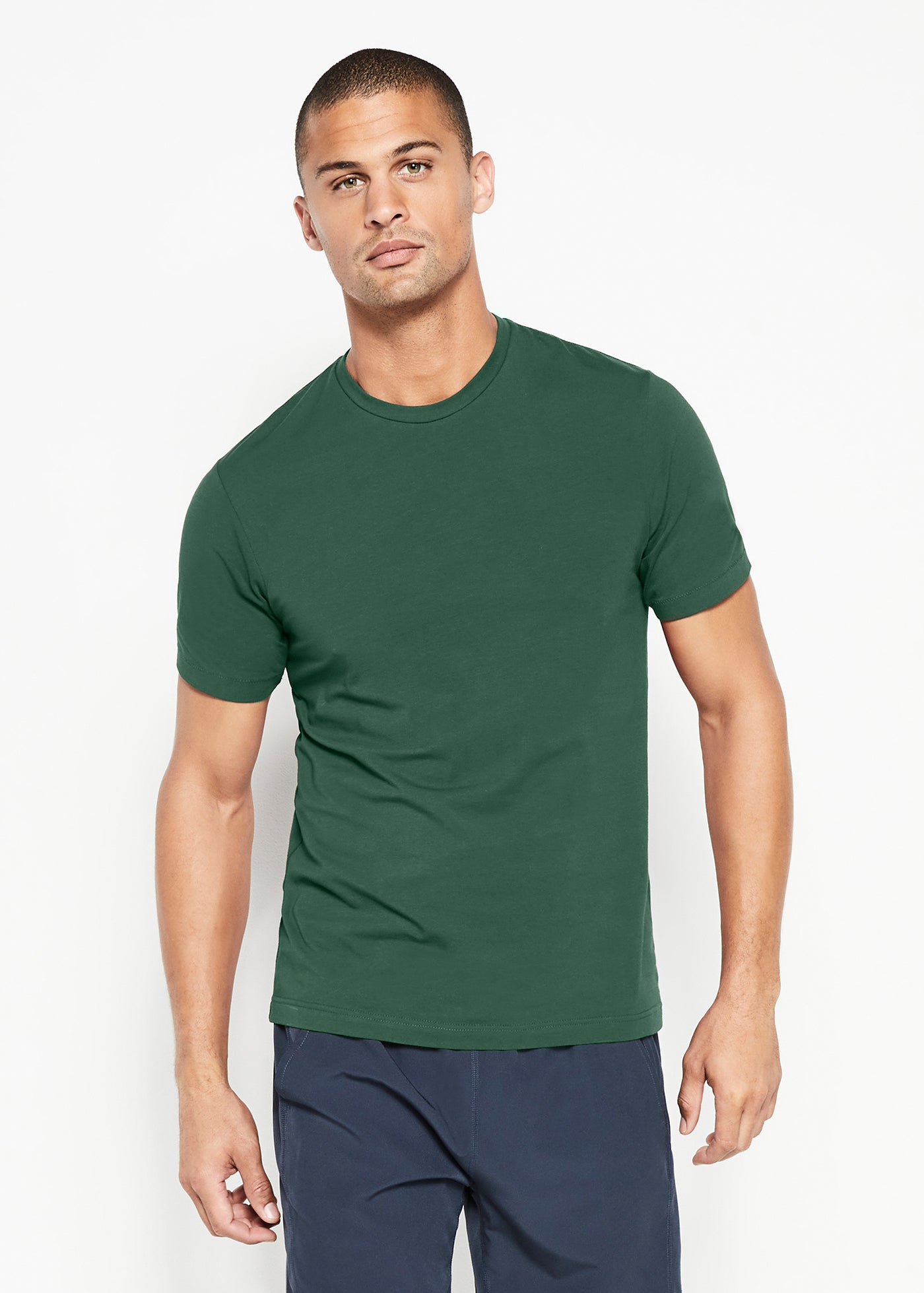 Cotton Stretch T-Shirt | Spruce – Swet Tailor