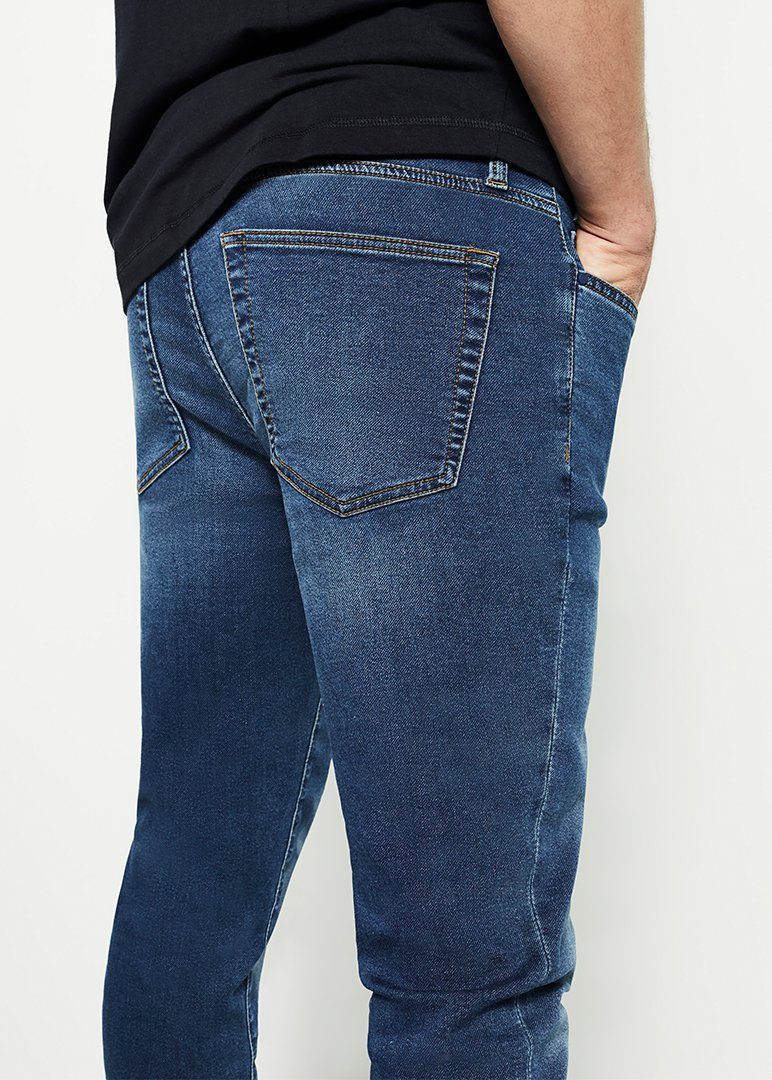 Medium Blue Stretch Jeans - Medium Blue Stretch Denim | Swet Tailor®