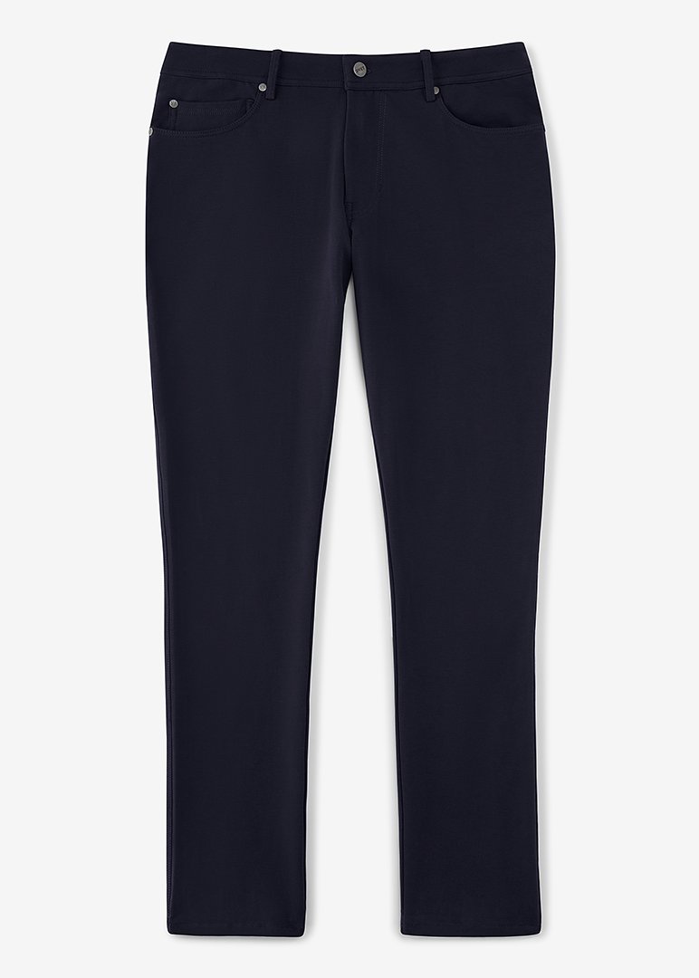 Navy Blue Men's Stretch Pants, All-In Pants | Swet Tailor®