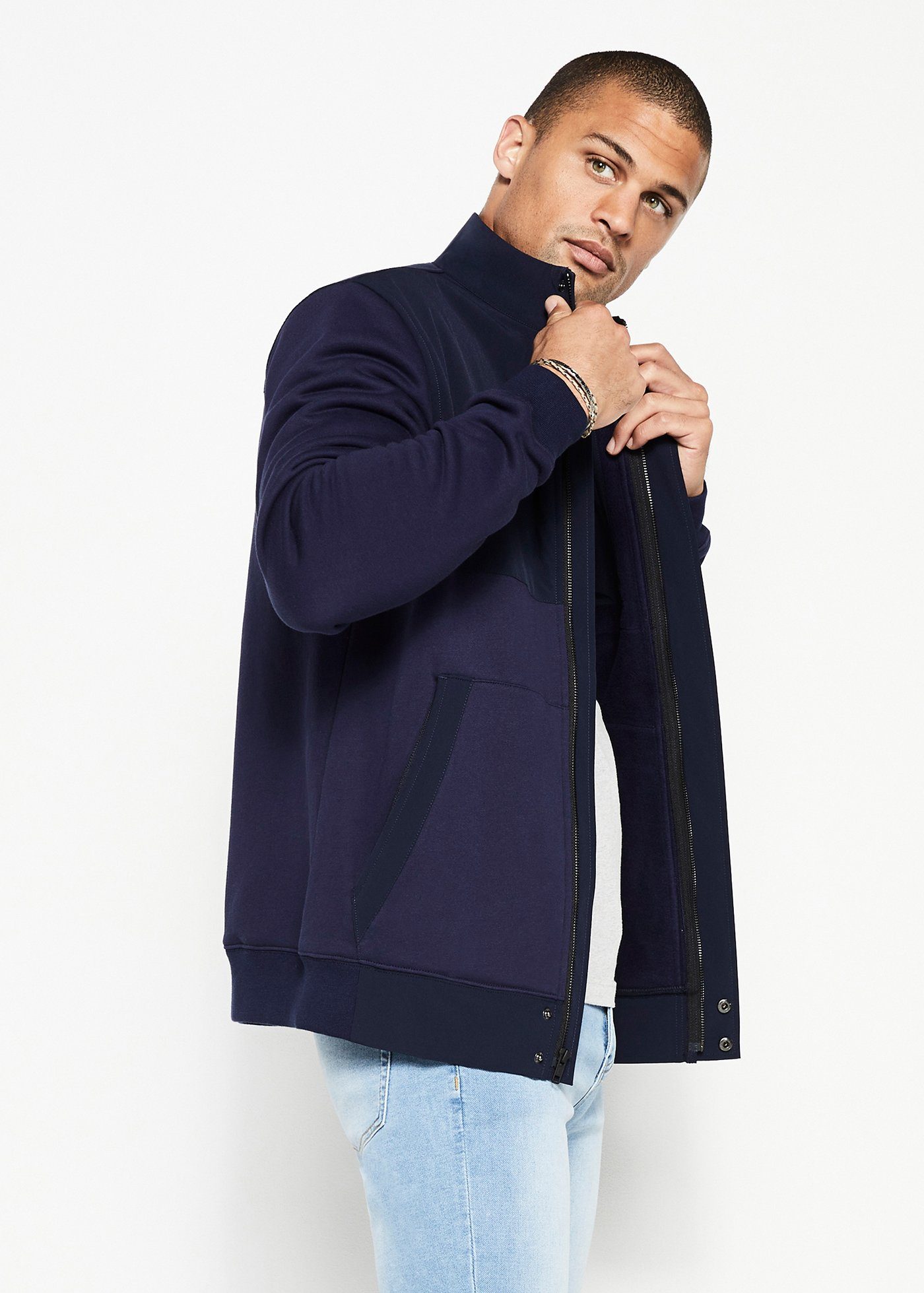 Zip Explorer Jacket | Navy – Swet Tailor