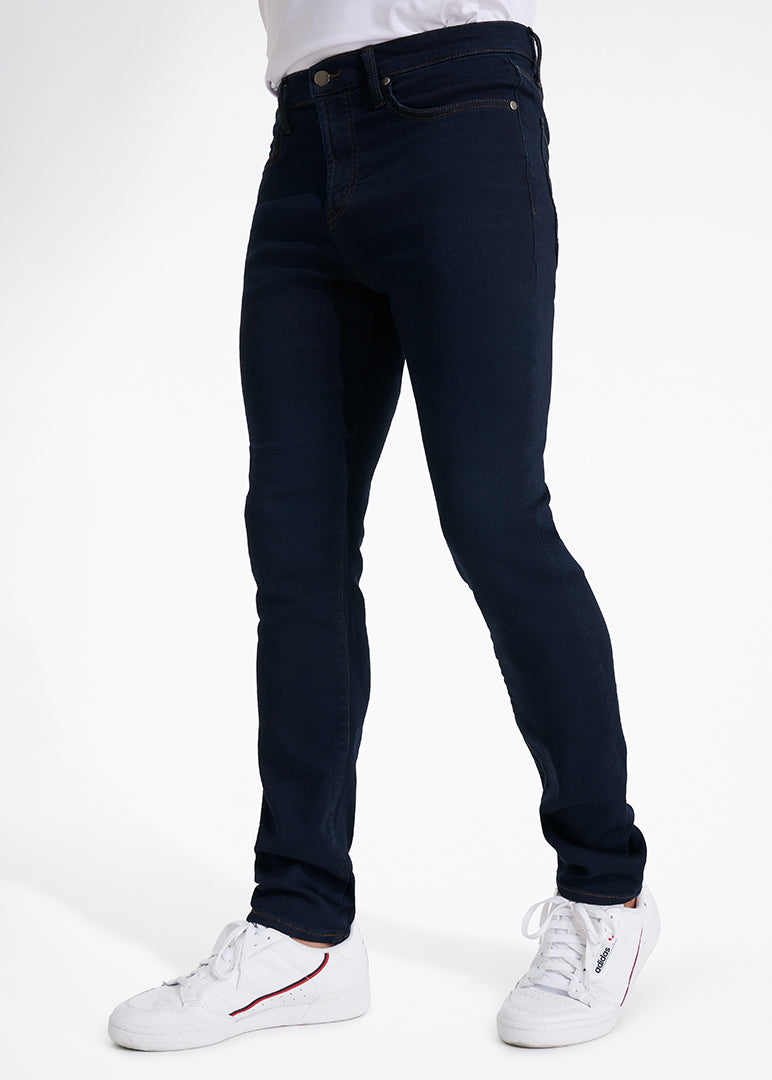 Dark Blue Stretch Jeans - Dark Blue Stretch Denim | Swet Tailor®
