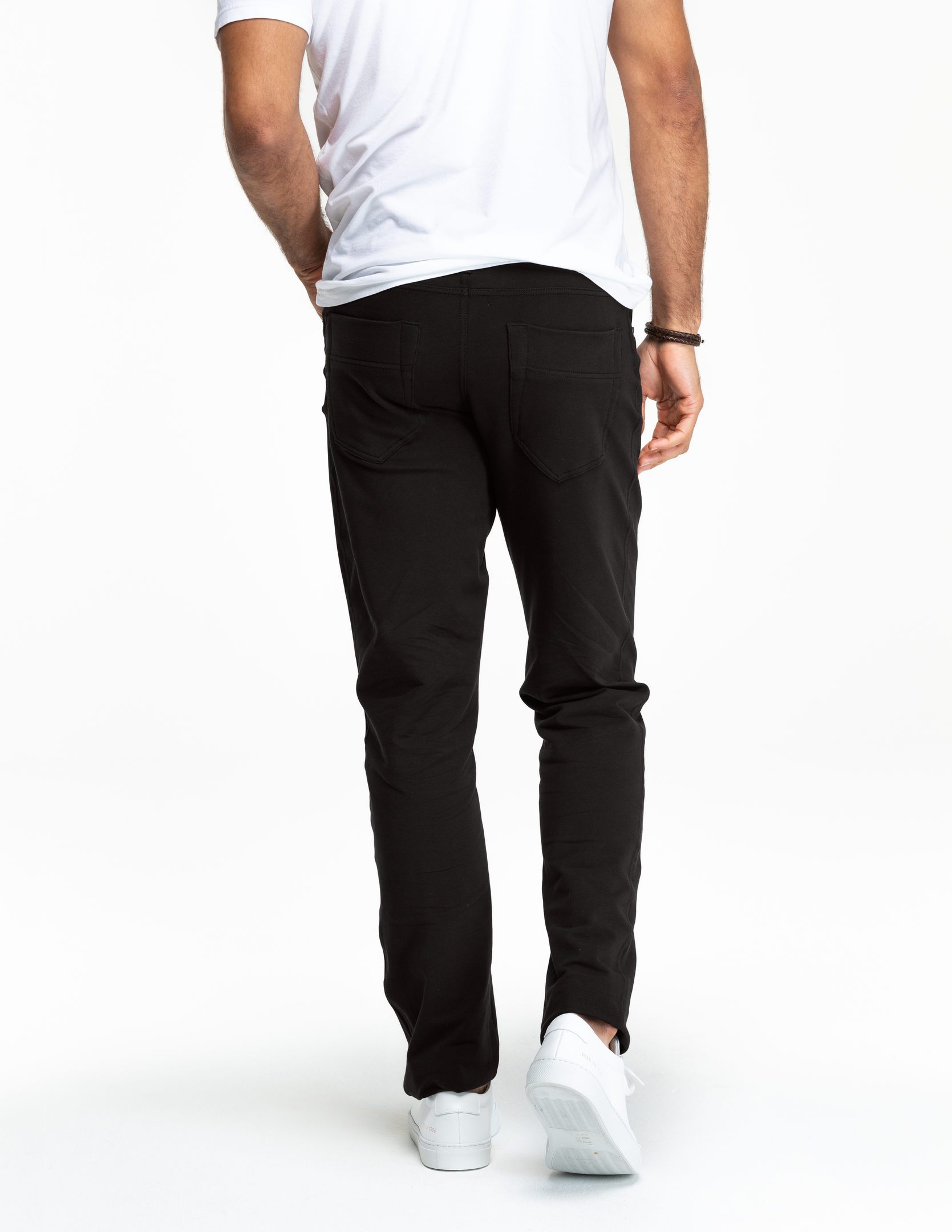 Black Men's Stretch Pants, All-In Pants | Swet Tailor®